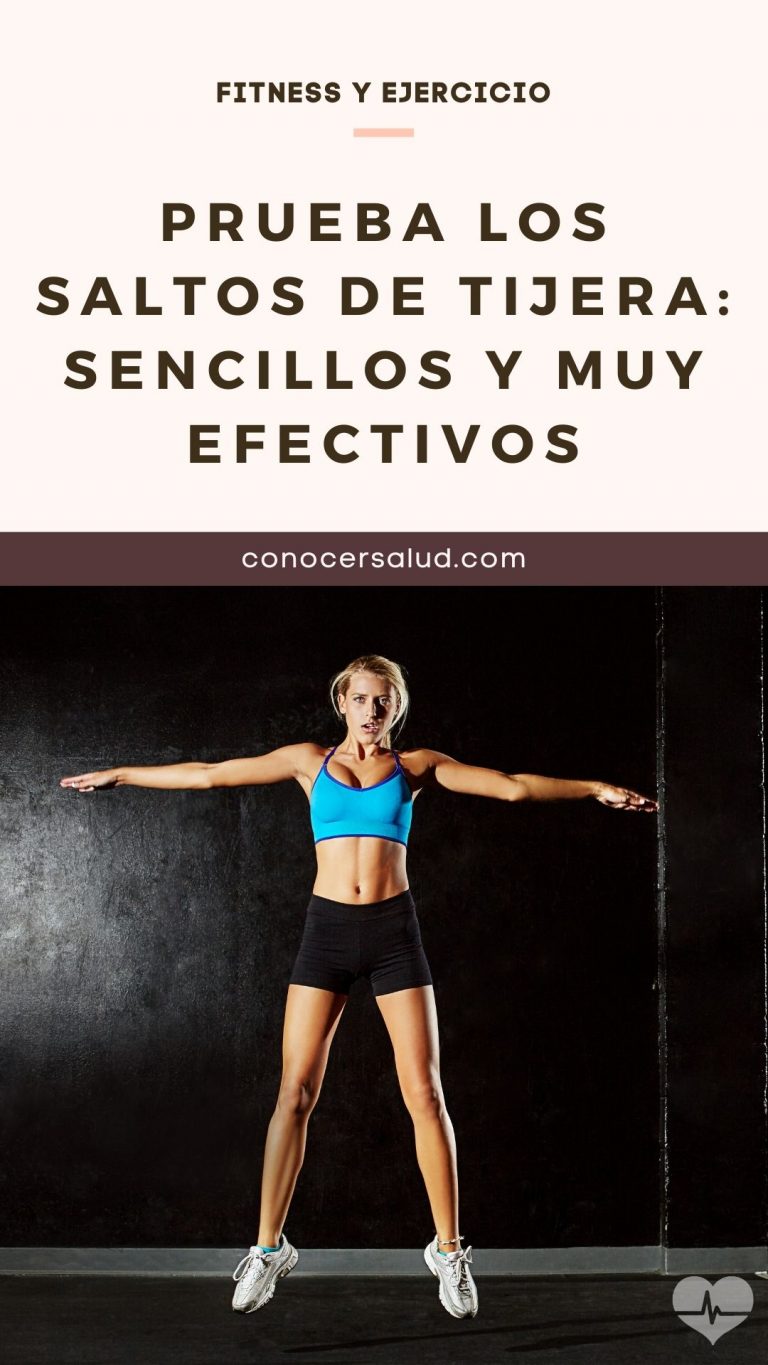 Prueba los saltos de tijera: sencillos y muy efectivos